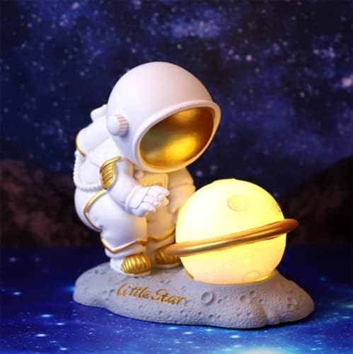 U-HOOME 3D Astronaut Moon Lamp LED Spaceman Night Light for Kid's Room ...