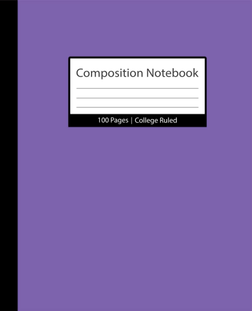 Purple Composition Notebooks: College Ruled Paper For School, College ...