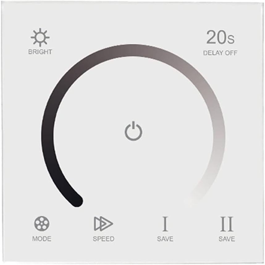 Amazon.com: MSEURO Smart Touch Panel LED Dimmer Controller DC 12V 24V ...