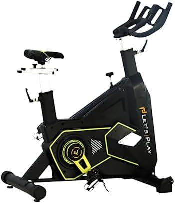 PowerMax Fitness B-S2 Exercise Spin Bike with 14 Kg Flywheel ...