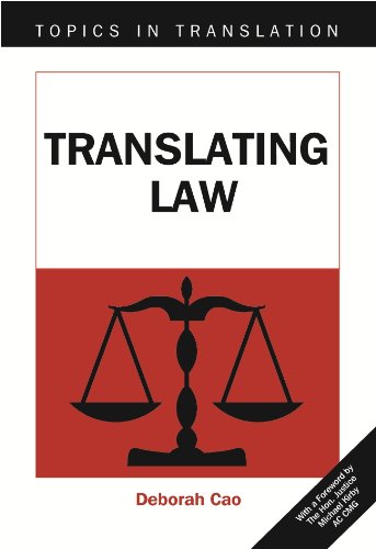 Translating Law (Topics in Translation Book 33) - Kindle edition by Cao ...