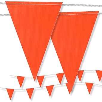 GUFJUCH Pennant Safety Flags, Flagging Banner Warning Flags, Marking ...