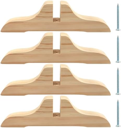 Amazon.com: CALIDAKA 4pcs Folding Room Divider Stand,Wooden Room ...