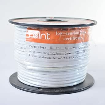 Cc tv Camera Cable Rg174-300 m t-Point: Buy Online at Best Price in ...