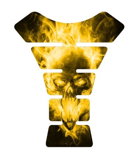 Yellow Fire Skull