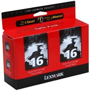 Amazon.com: Lexmark Z611 InkJet Printer Ink Cartridge Twin Pack - Contains two Black Ink ...
