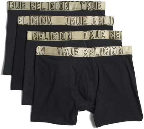 True Religion – 4-Pack Fly Front Boxer Briefs (US, Alpha, X-Large ...