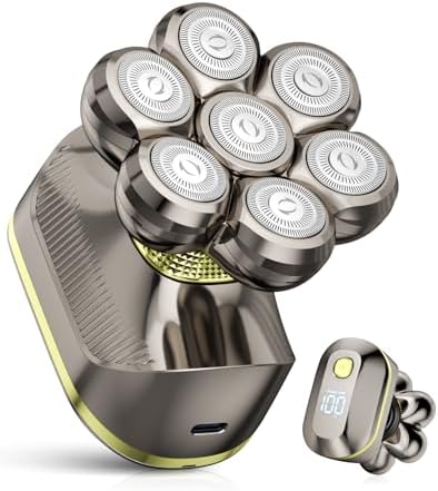 Amazon.com: TEPOTZ 7D Head Shavers for Bald Men, Smooth Electric Razor ...