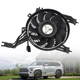 Amazon.com: Yainetan TO3113119 New Replacement A/C Condenser Fan ...