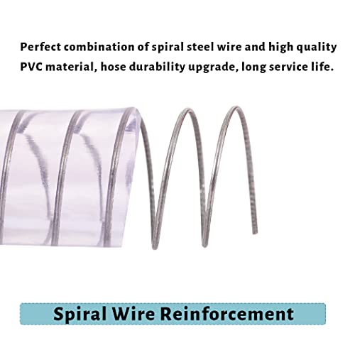 Snapklik.com : 5/8 ID - 10 Ft Steel Wire Reinforced Vinyl Tubing ...