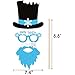 Amazon.com: Snowflake Photo Booth Props Frozen Party Decorations Winter ...