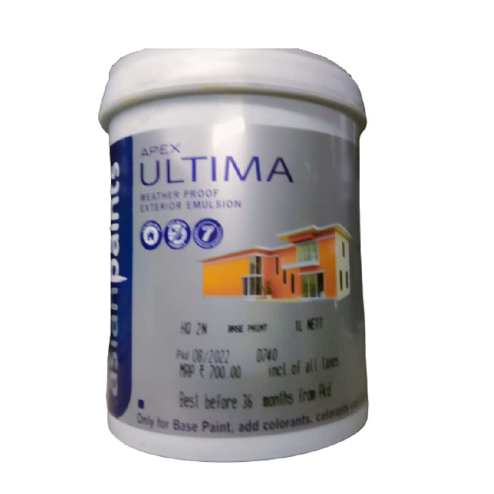 APEX ULTIMA WEATHER PROOF EXTERIOR EMULSION WALL PAINT (1 Liter ...