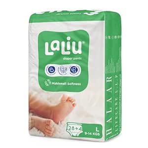 Buy LALIU Baby Large Diapers (9-14 kg) (32 X Pack of 1) | Disposable ...