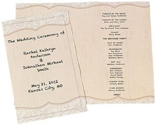 Amazon.com: Rustic Western Wedding Programs - Invitations & Stationery ...