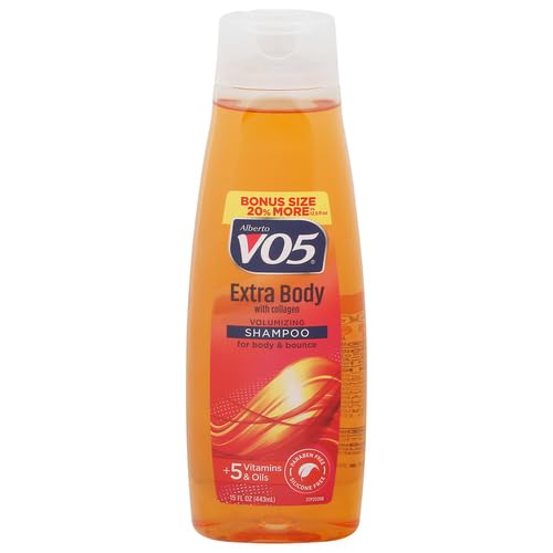 Amazon.com : Alberto VO5 Extra Body Volumizing Shampoo, 15 Ounce : Hair ...