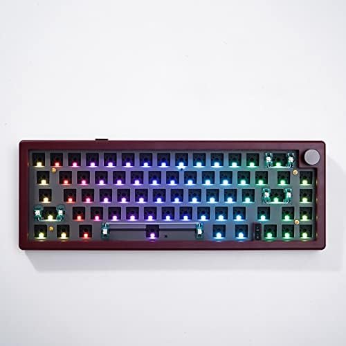 Amazon.com: SUEHIODHY GMK67 Mechanical Keyboard Kit,Hot-Swappable Bluetooth 5.0/2.4G/Type-C Tri ...