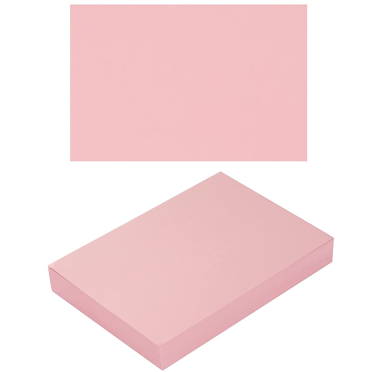 Amazon.com : 100 Pack Thick Paper Cardstock Blank Heavy Cards Stock for ...