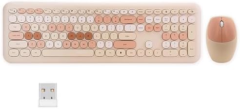 Amazon.com: Full Size Wireless Keyboard and Mouse Combo, Silent Thin ...