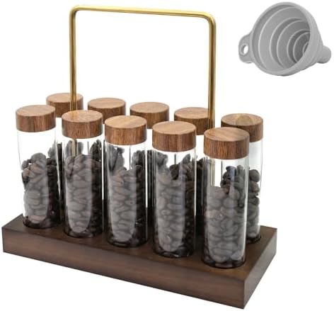 Amazon.com: Normcore 6 Tubes Single Dose Espresso Bean Cellars, Coffee Beans Storage Tube Vial ...