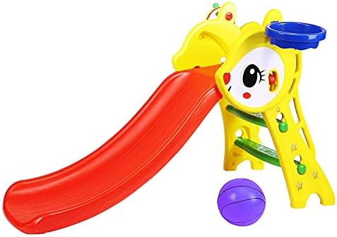 FLIPZON Foldable Baby Garden Rabbit Shape Sliders for Kids with Basket ...