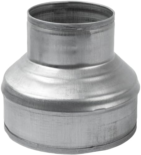 5" to 3" Inch Galvanized Steel Round Duct Reducer - Pipe Fitting ...