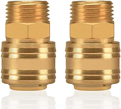 2pcs Air Line Connectors Euro Airline Hose Compressor Fittings 1/2" BSP ...