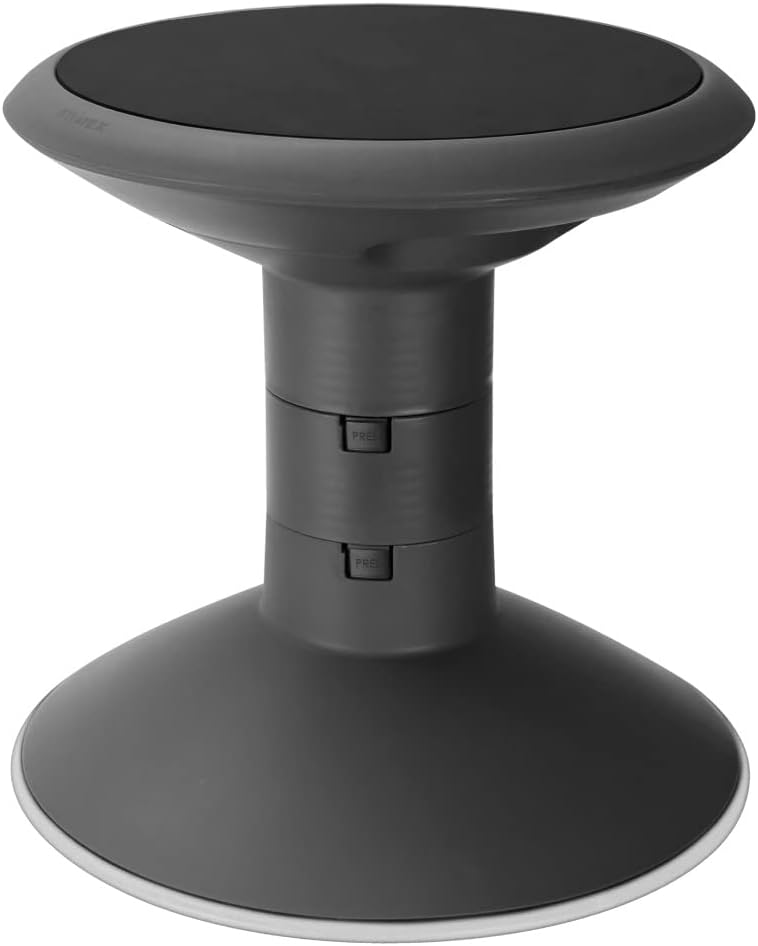 Amazon.com: Wiggle Stool, 12-18 Inch Height, Black Clor, Active Tilt ...
