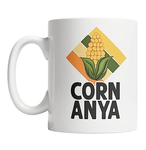Amazon.com: Cute Corn Anya Coffee Mug for Corn Loving Anyas (11oz ...