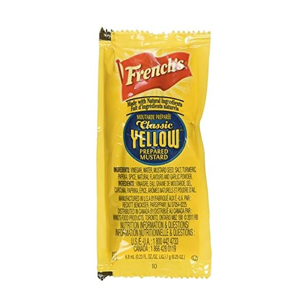 Concession Essentials French's Classic Yellow Mustard 7 Gram Portion | Gourmetian