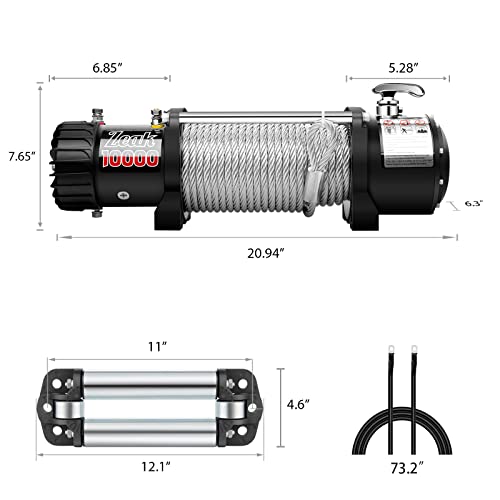 ZEAK 10000lb. Advanced Electric Power Winch - The Best Winch