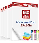 Amazon.com: VISCOO Thickened Sticky Easel Pad, 25 x 30 Inches Flip ...