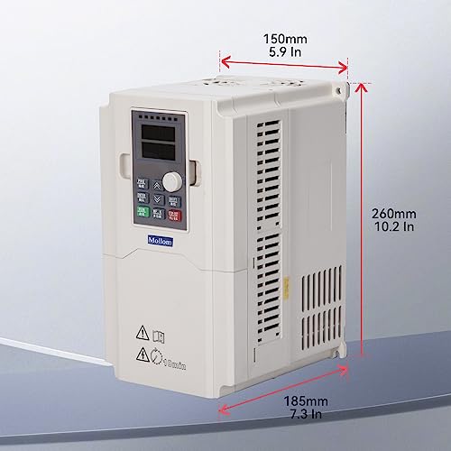 Snapklik.com : VFD 220V 55KW 25A 75HP Single Or Three Phase Input To 3 ...