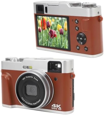 48MP Retro Digital Camera with 2.8in IPS Screen, 4K Vlogging Camera ...