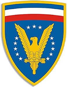 Amazon.com: United States European Command Shield Shaped Sticker (EU ...