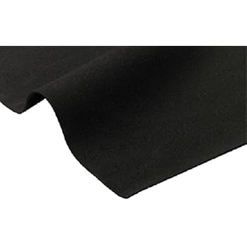 Closed Cell Neoprene Sponge Rubber Foam Sheet 1/16" x 44" x 29" (Black ...