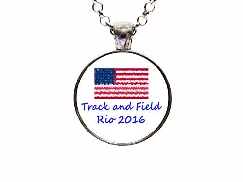 Amazon.com: Track and Field Olympic Rio 2016 Pendant Necklace or ...