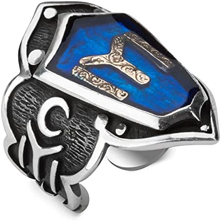 argunjewellery Dirilis Ertugrul Kayi IYI Tribe Zihgir Blue Enamel 925K ...