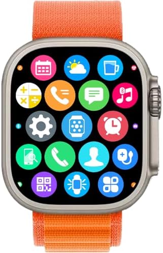 Smart Watch (Answer/Make Call), 1.96'' Full Touchscreen Sports ...