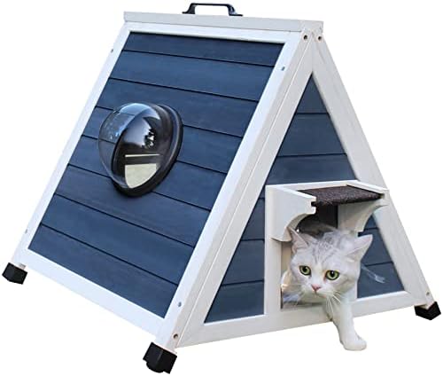 Amazon.com : Deblue Cat Houses for Outdoor Cats, Weatherproof Cat House ...