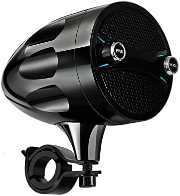 K SPEKAER Motorcycle Speakers Bluetooth Waterproof Radio Audio System ...