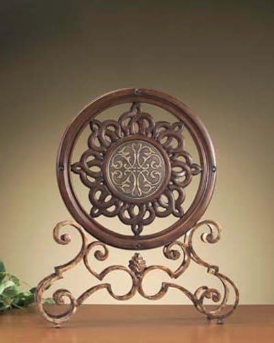 Amazon.com: Wood and Brass Table Stand : Home & Kitchen