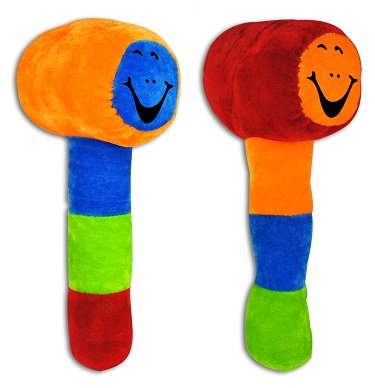 Buy Plush Hammer with Sound Multi-color Baby Soft Learning Toy Online ...