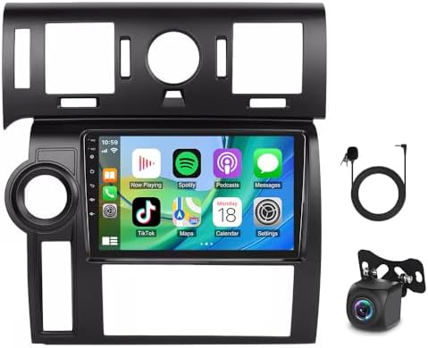 Amazon.com: 4G+64G Android 14 Car Stereo for Hummer H2 2008-2009 with ...