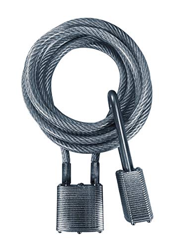 Cooler Steel Cable Commando Lock 8 Ft Steel Coated Cable | Desertcart INDIA