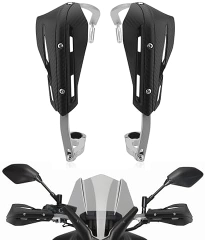 Evomosa Motorbike Handguard Handle Protection Shield - Black, PP ...