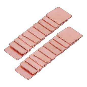 Amazon.com: Heatsink Spacer Red Copper Easy Installation Laptop CPU ...