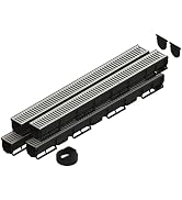 Vodaland - Stainless Steel Slot Drain System - 1/2 inch Slot Drain ...