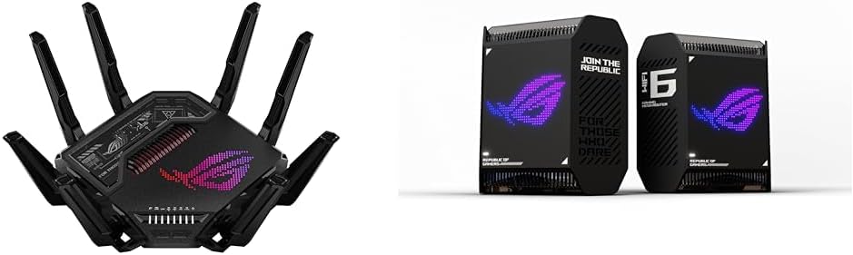 Amazon.com: ASUS ROG Rapture GT-BE98 PRO Quad-Band WiFi 7 Gaming Router ...