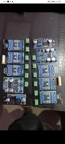 Generic 5.1 Channel Class D Amplifier Board, 310W RMS, 50W x 5 Channels ...