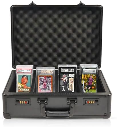Amazon.com: Collector's First Pick 4 Row Slab Case Graded Card Storage ...